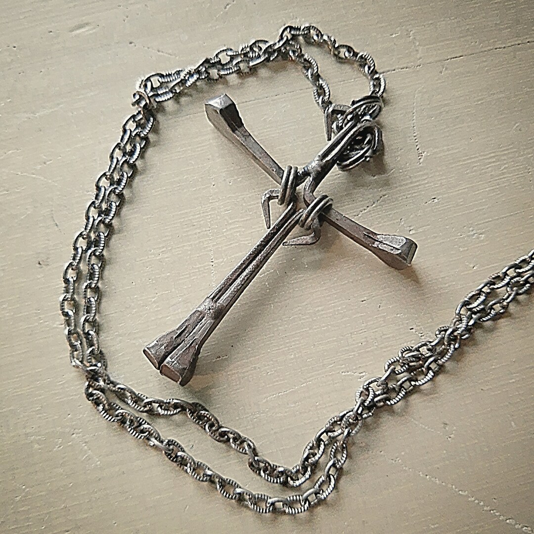 VINTAGE CROSS With CHAIN - Etsy