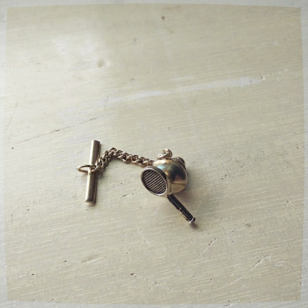 Vintage Tennis Racquet Tie Tack - Etsy
