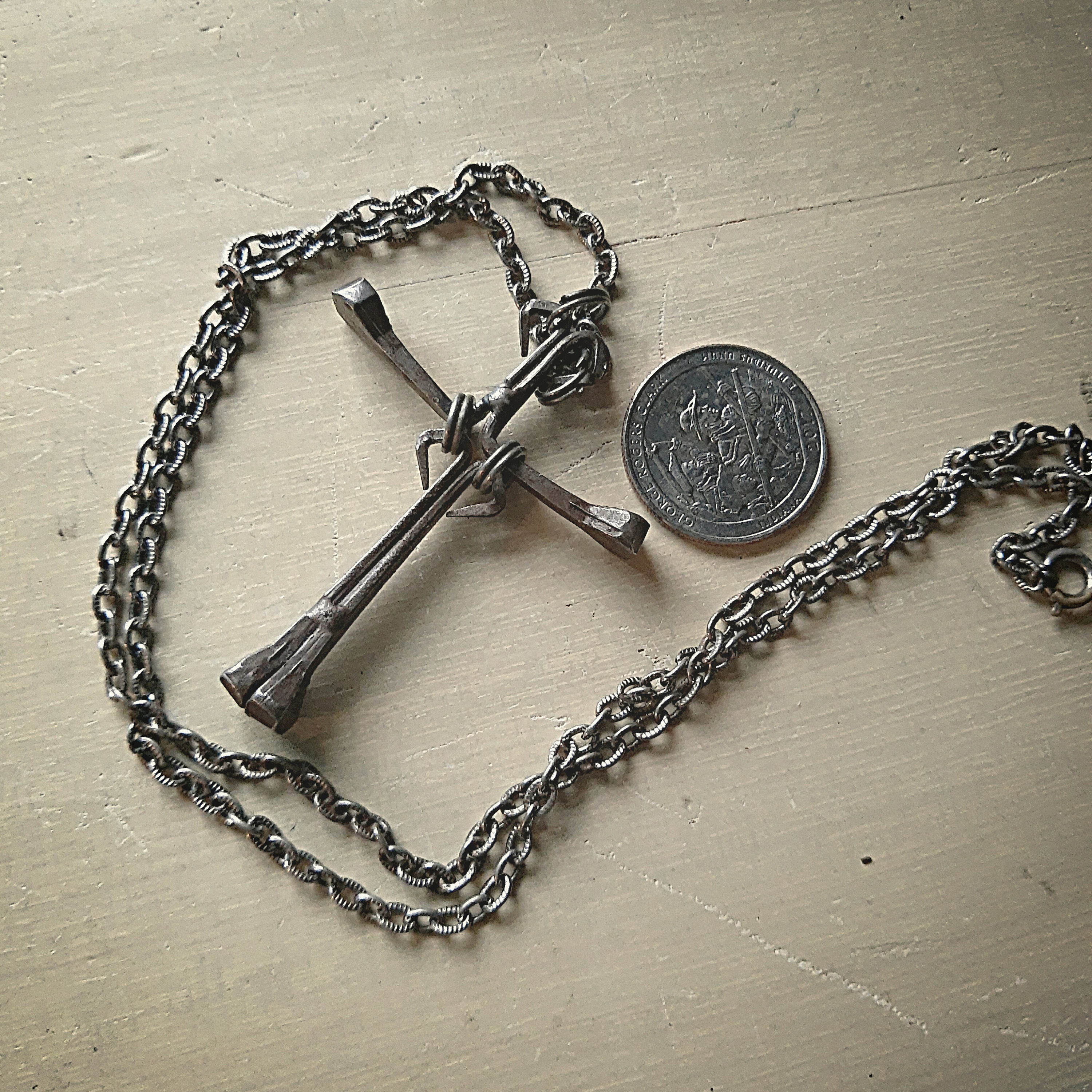 VINTAGE CROSS With CHAIN - Etsy