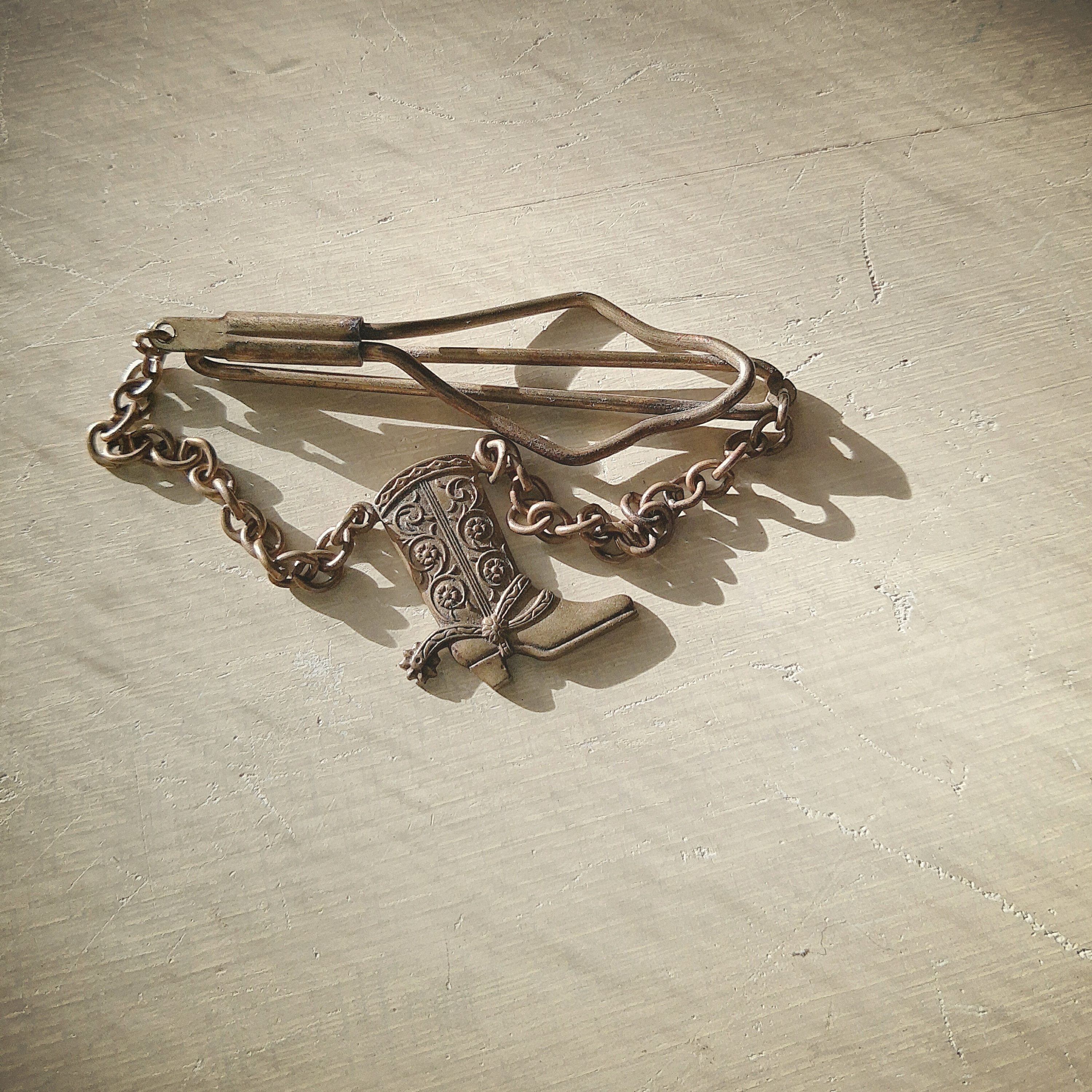 VINTAGE TIE CLIP Western Boot - Etsy