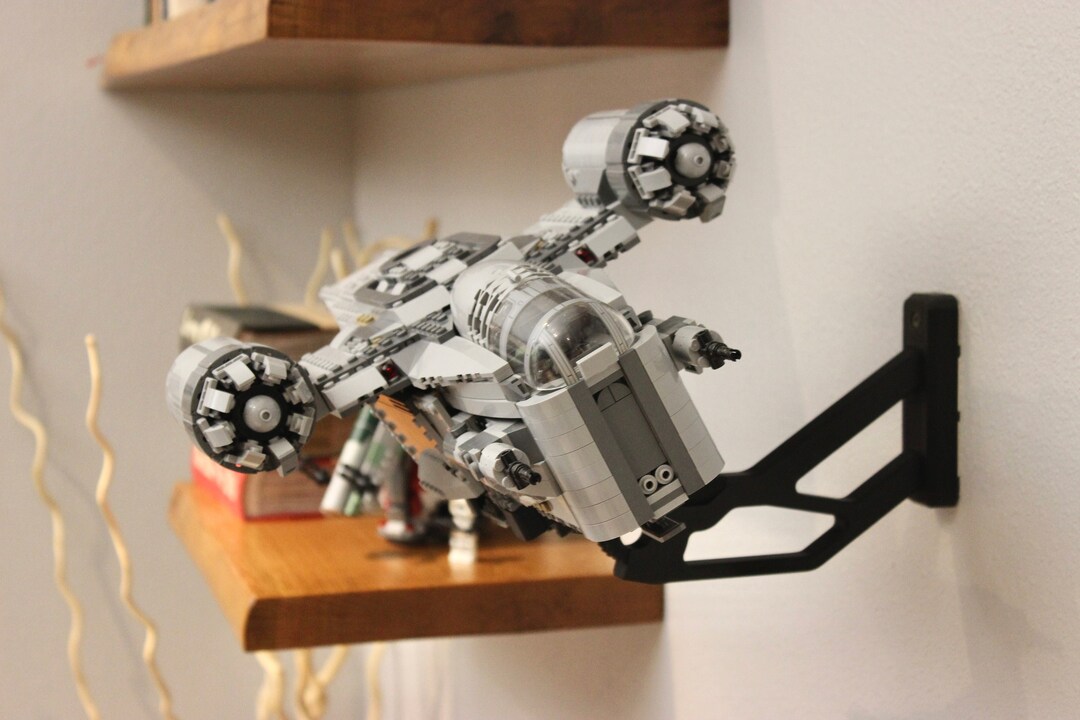 LEGO Wall Display for LEGO Star Wars Razor Crest 75331 Adjustable Mount ...