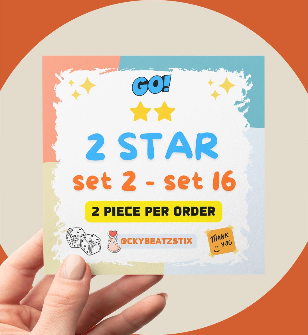 2 Star Monopoly Go Stickers 2 Piece - Etsy