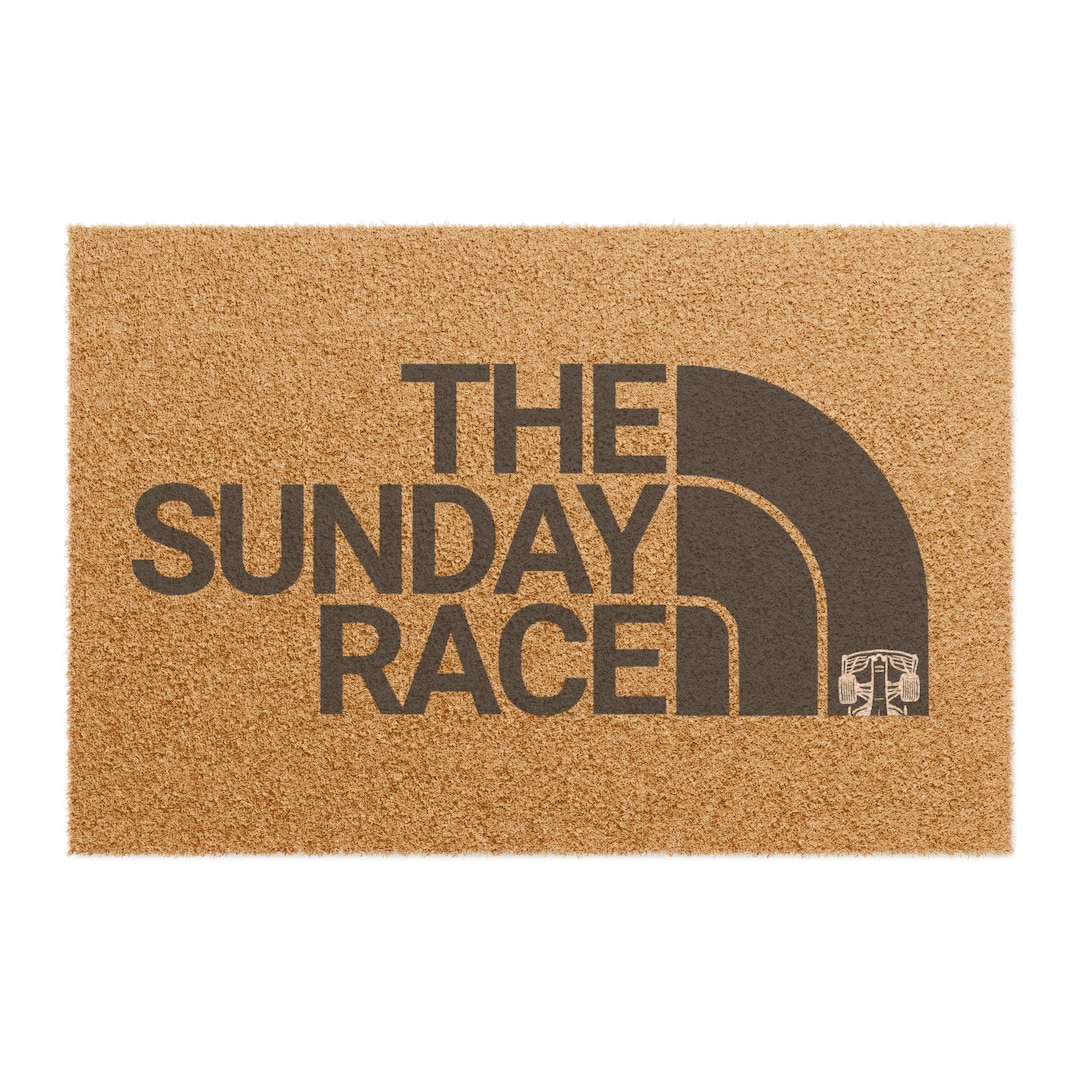 Doormat Formula One Style the Sunday Race F1 - Racecar Gift, Racing ...