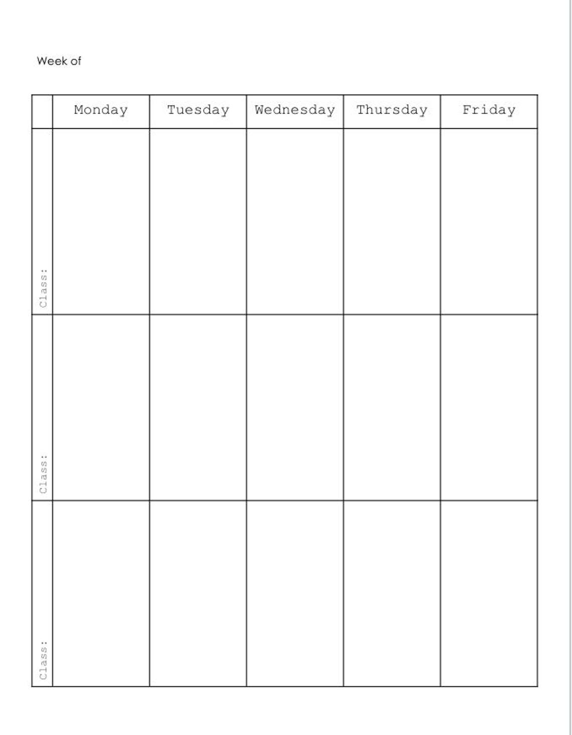 Teacher Planner: Weekly Planning Sheets - Etsy