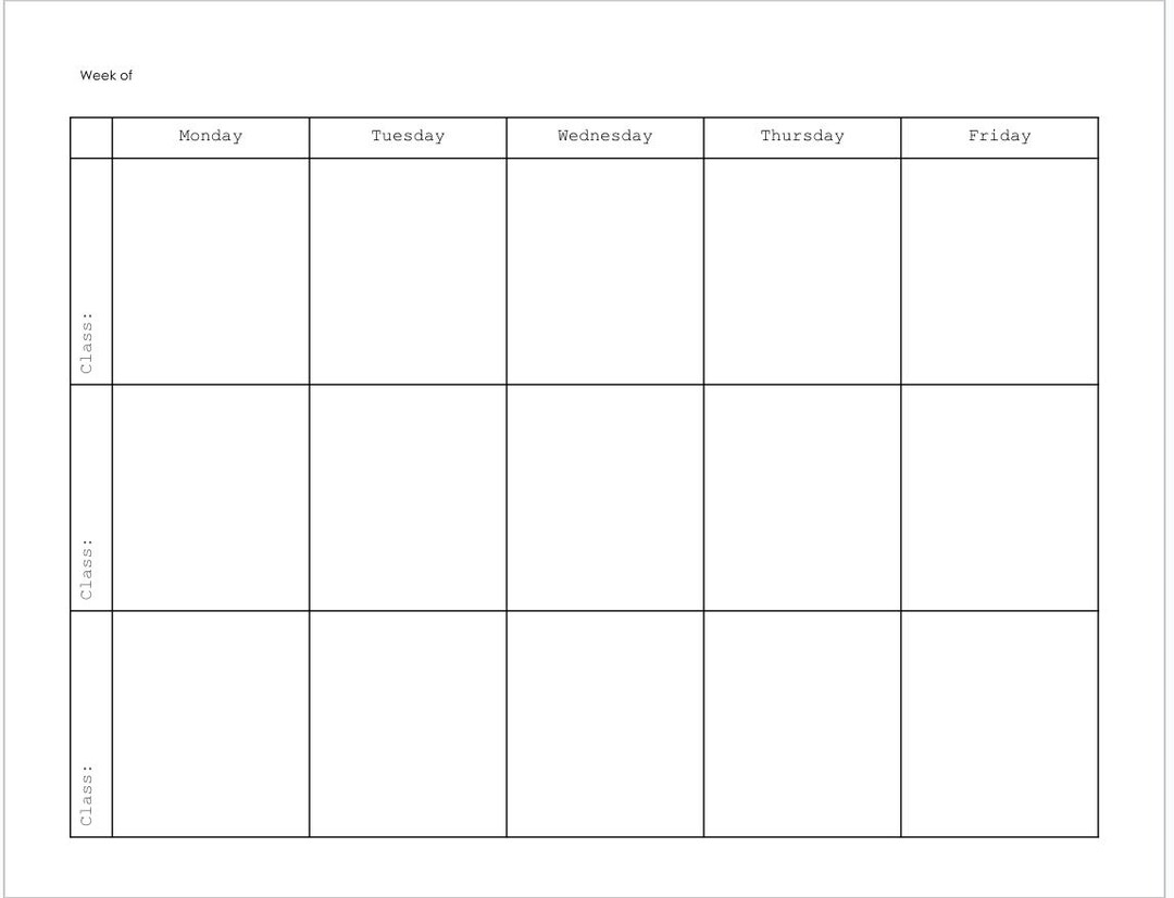 Teacher Planner: Weekly Planning Sheets - Etsy