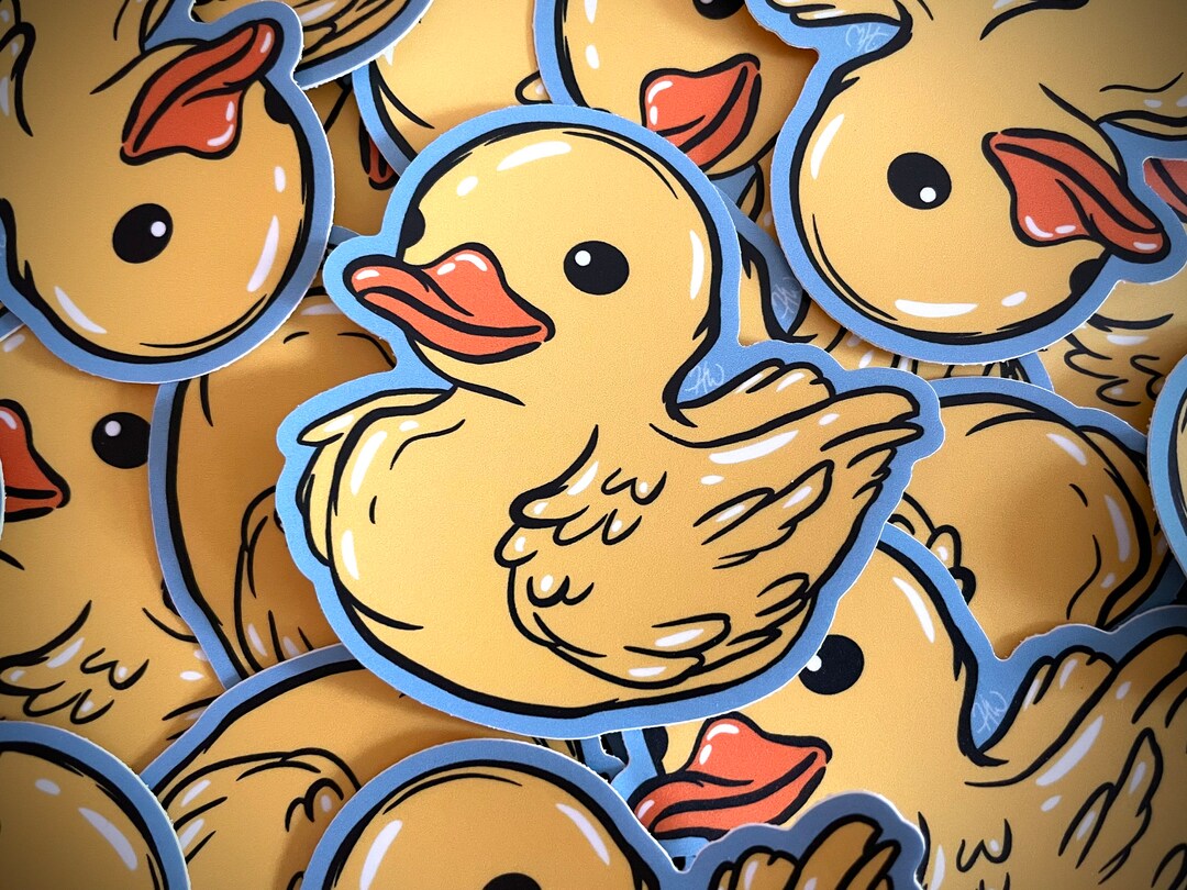 Rubber Duck Sticker - Etsy