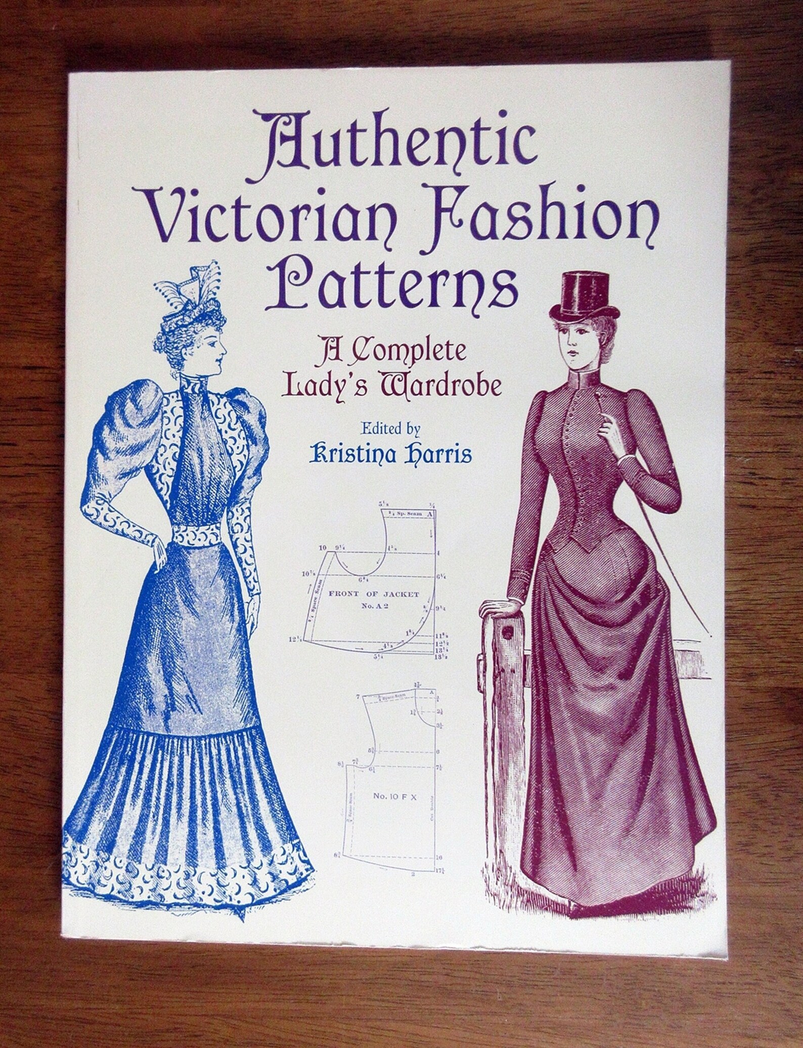 Authentic Victorian Fashion Patterns Book by Kristina Harris - Etsy
