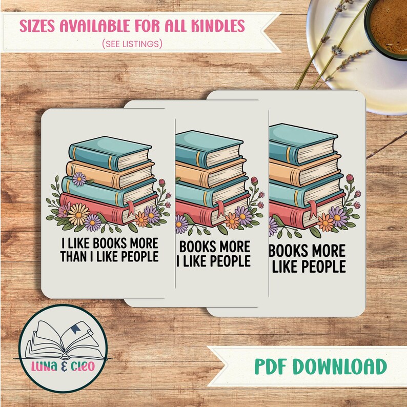 Kindle Paperwhite Insert | Floral Reading Design, Books People Quote ...