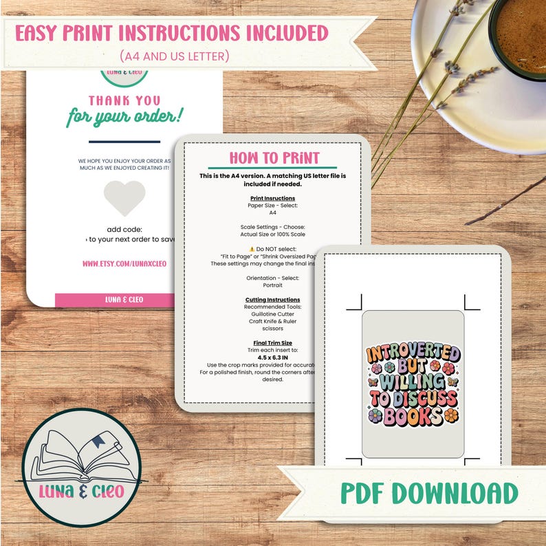Butterfly Books Forever Kindle Insert | Basic 11th/12th Gen (PDF ...