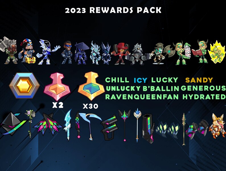 Brawlhalla Code 2023 Rewards Pack - Etsy