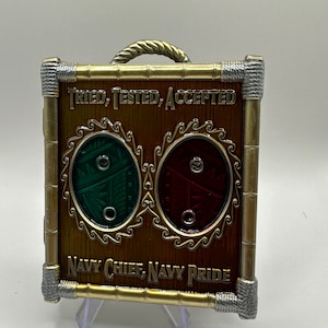 Vessel Anchor Coin Holder for Navy Chief, Senior, and Master Chief ...