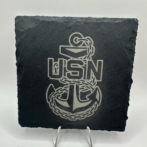 Slate Coasters 3.7” Square and Round - Etsy