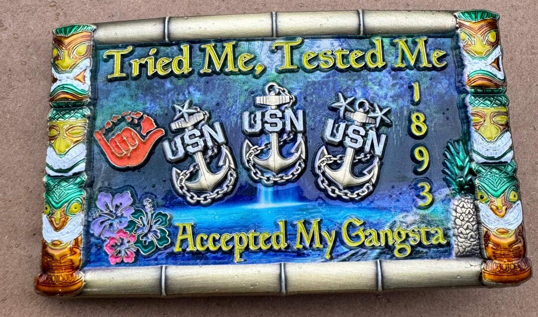 Accepted My Gangsta Belt Buckle, Glows in the Dark!! - Etsy