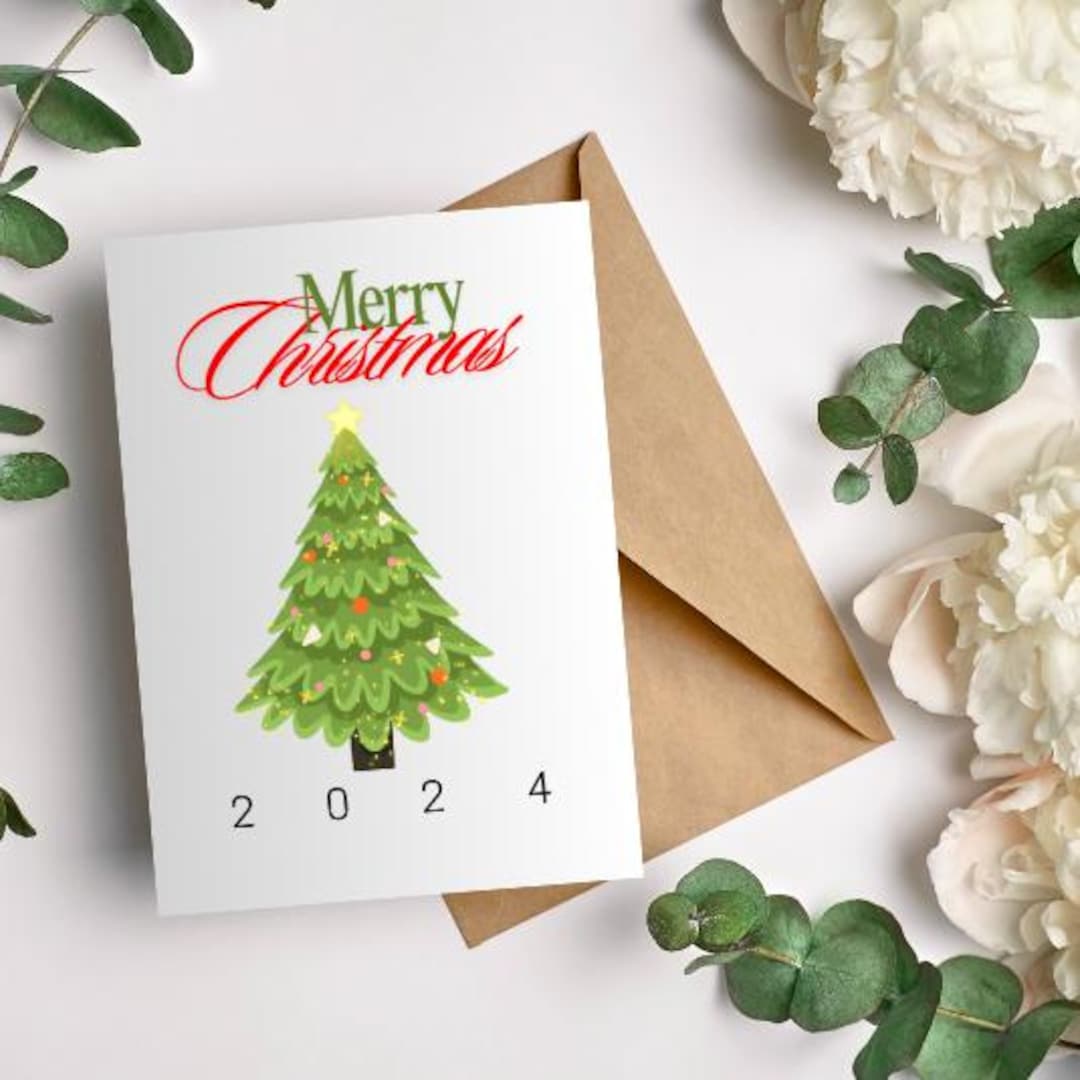 Christmas Card Canva Template, Digital Holiday Cards, Printable Holiday ...
