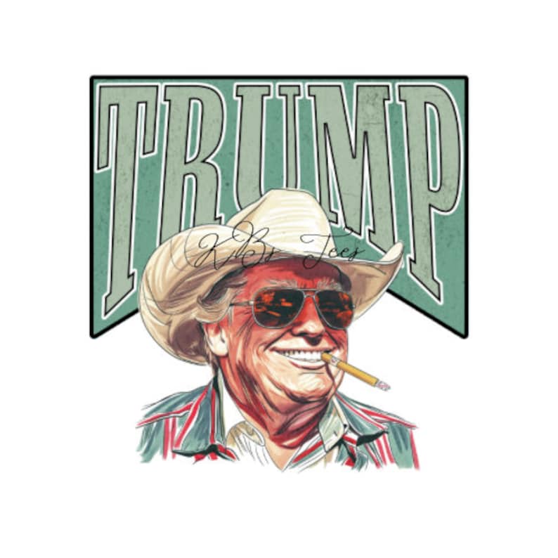 Trump Cowboy Png - Etsy