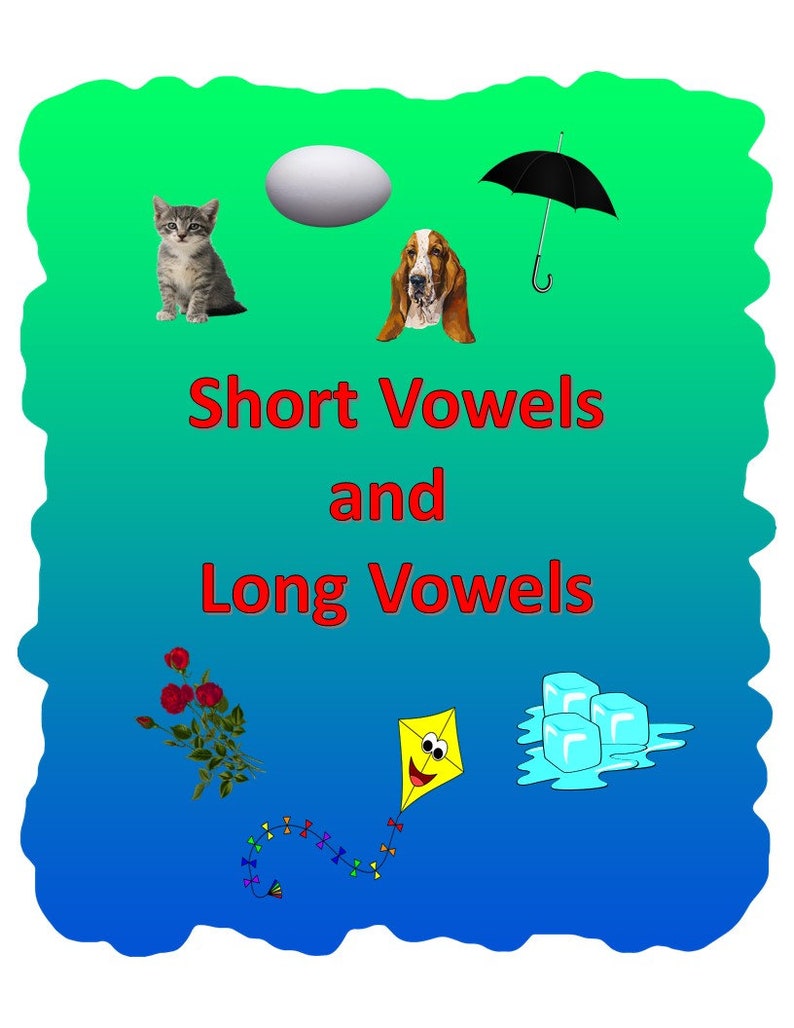 SHORT and LONG VOWELS - Etsy