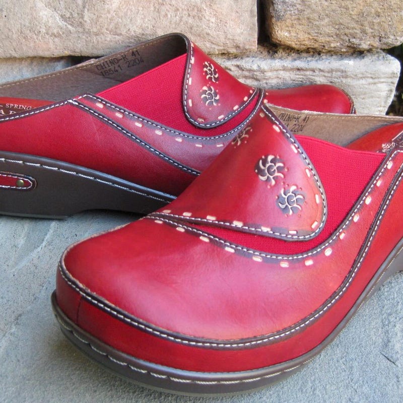 Hand Painted Clogs - Etsy