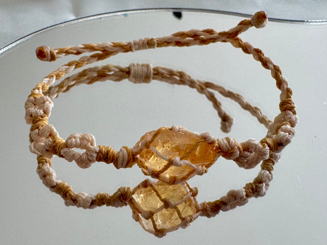Jayne Floral Fantasy Macrame Bracelet Handmade Handcrafted Natural ...