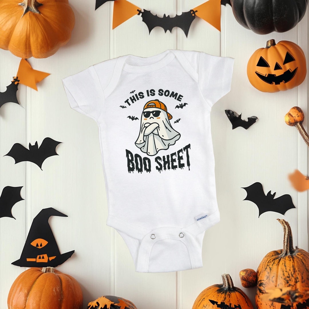 This is Some Boo Sheet Baby Onesie®, Little Boo Bodysuit, Halloween ...