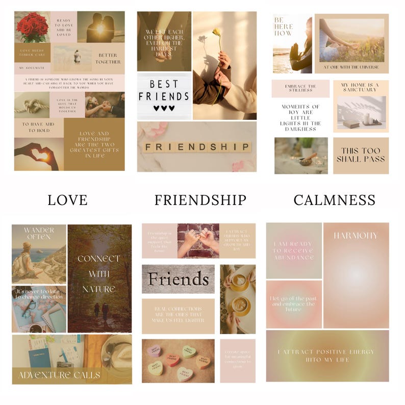 Vision Board Kit, New 2026 Intention Setting Manifesting Positive ...