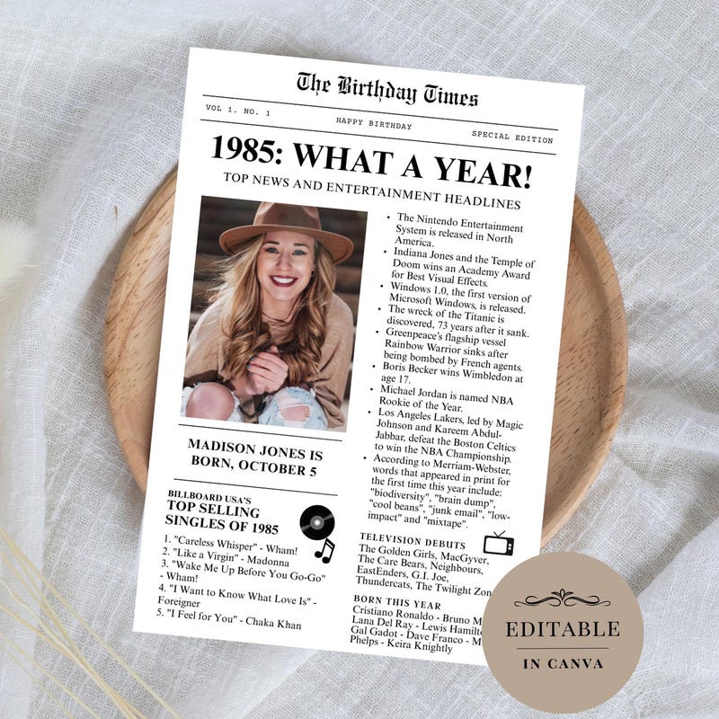 Happy Birthday (1985) - Etsy