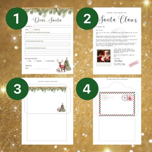 Editable Santa Letters INSTANT DOWNLOAD, Personal Letter From Santa ...