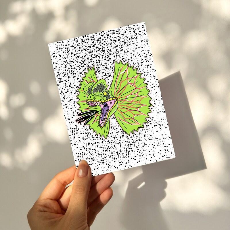 Dilophosaurus Poster - Etsy