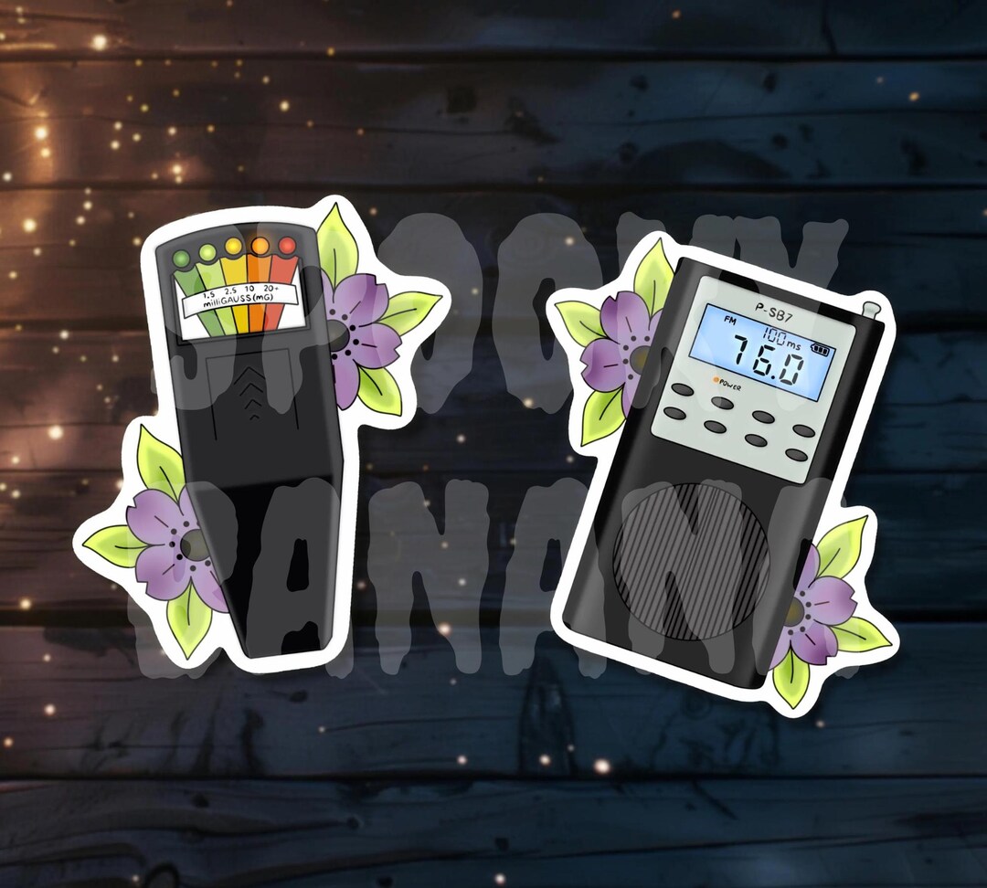 Spirit Box and Emf Meter Stickers - Etsy