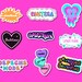 Band Stickers 2 / Band Sticker Pack - Etsy