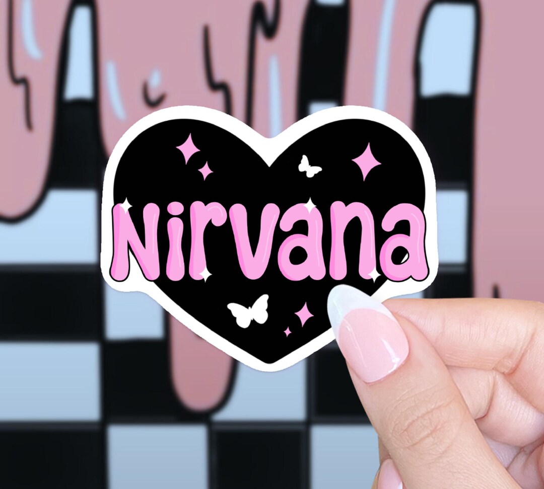 Nirvana Sticker / Cute Band Sticker - Etsy