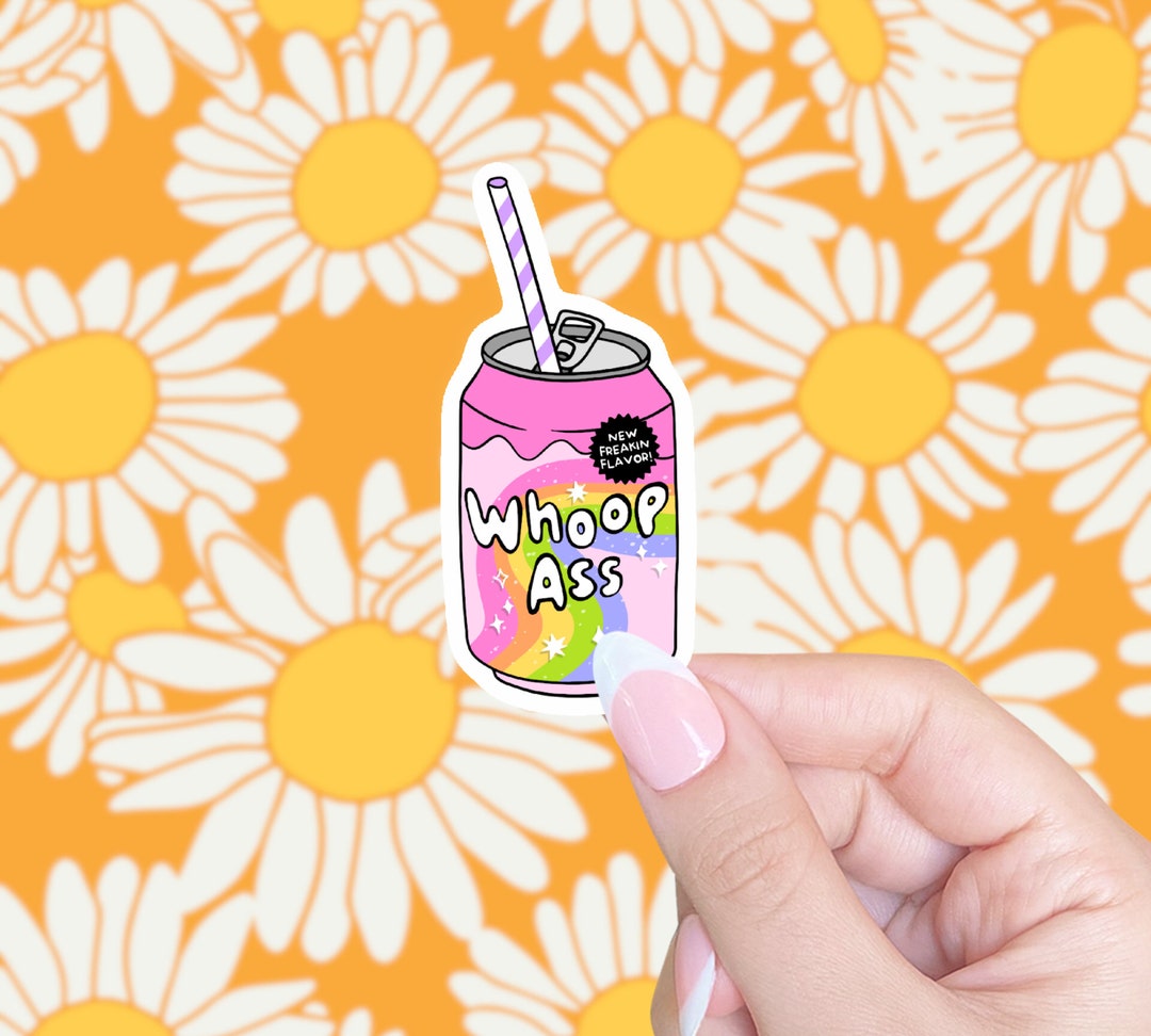 Can of Whoopass Sticker / Whoop Ass Meme Sticker - Etsy