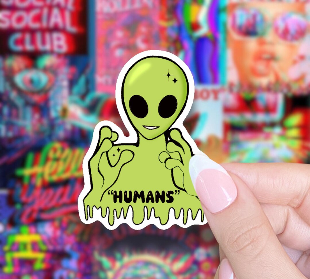 Alien Meme Sticker - Etsy
