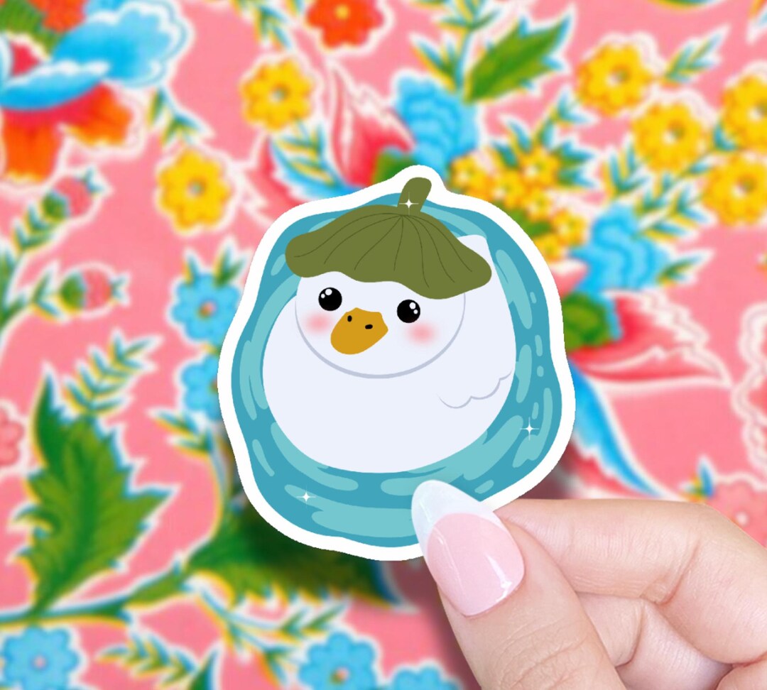 Cute Baby Duck Sticker - Etsy