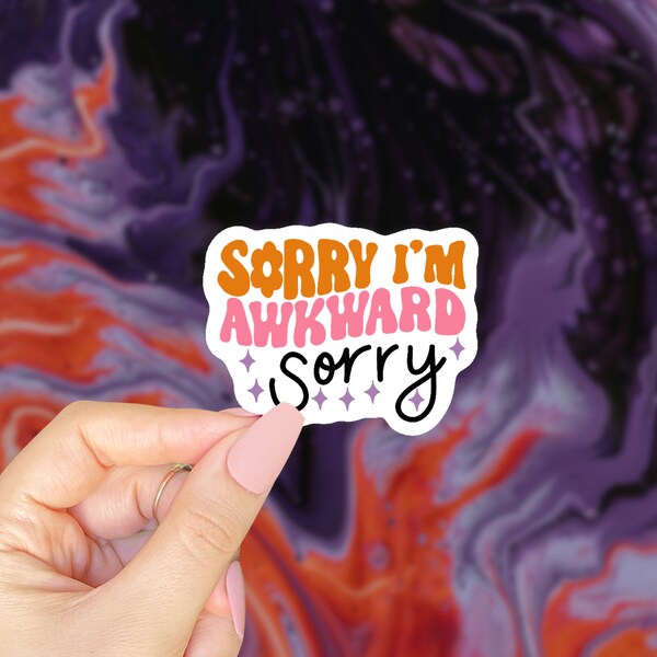 Awkward Sticker - Etsy
