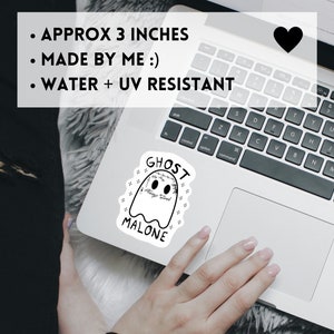 Ghost Malone Sticker / Post Malone Gift - Etsy