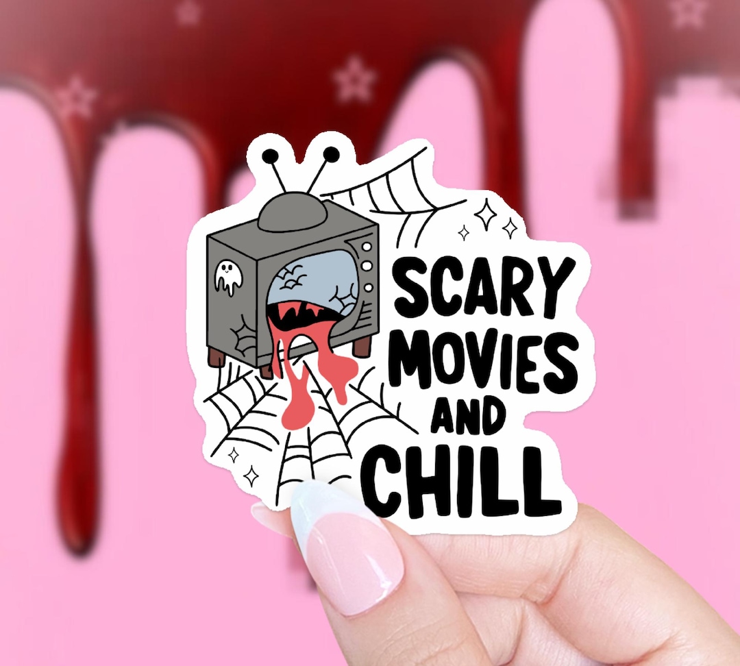 Cute Scary Movie Sticker - Etsy