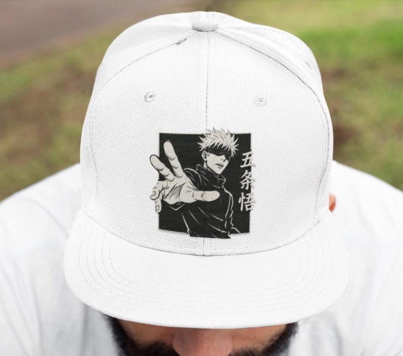 Gojo Satoru Hat, Jujutsu Kaisen Baseball Cap, Anime Dad Hat, Gojo Merch ...