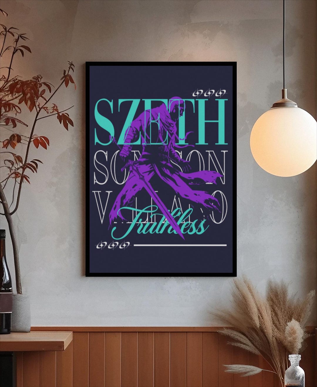 Szeth-son-son-vallano Poster, Stormlight Archive Wall Art, Brandon ...