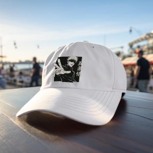 Gojo Satoru Hat, Jujutsu Kaisen Baseball Cap, Anime Dad Hat, Gojo Merch ...
