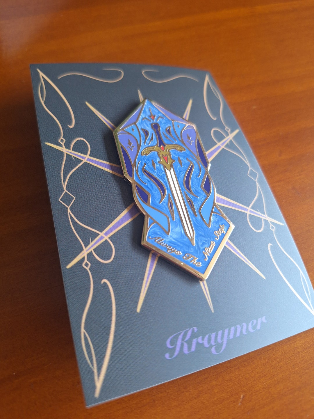 LIMITED EDITION: Stormlight Archive Oath Sword Enamel Pin, Brandon ...