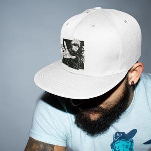 Gojo Satoru Hat, Jujutsu Kaisen Baseball Cap, Anime Dad Hat, Gojo Merch ...