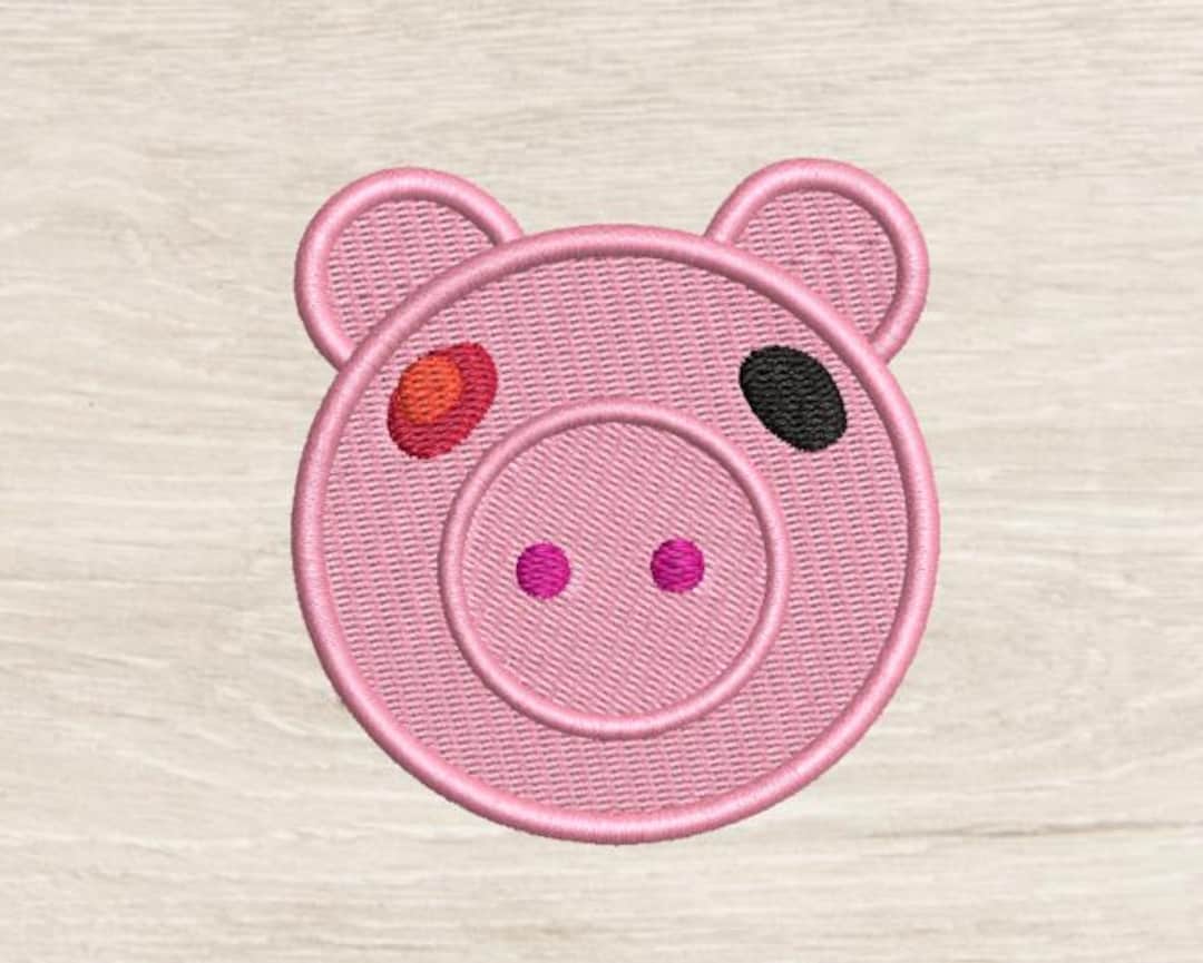 Roblox PEGGY PIGGY Iron on Embroidered Patch - Etsy