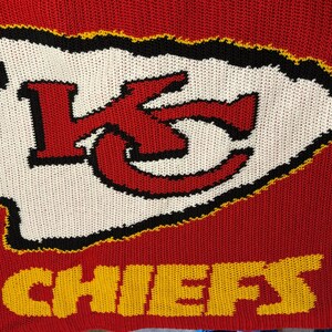 Football Team Blanket Crochet Pattern - Kansas City Inspired - Etsy
