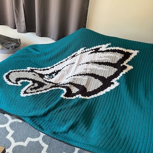 Football Team Blanket Crochet Pattern - Philly Inspired - Etsy
