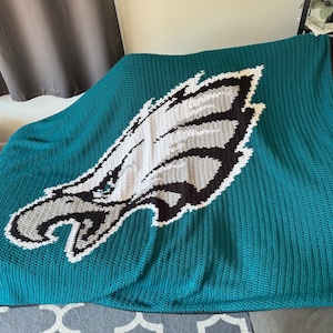 Football Team Blanket Crochet Pattern - Philly Inspired - Etsy