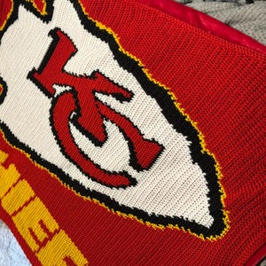 Football Team Blanket Crochet Pattern - Kansas City Inspired - Etsy