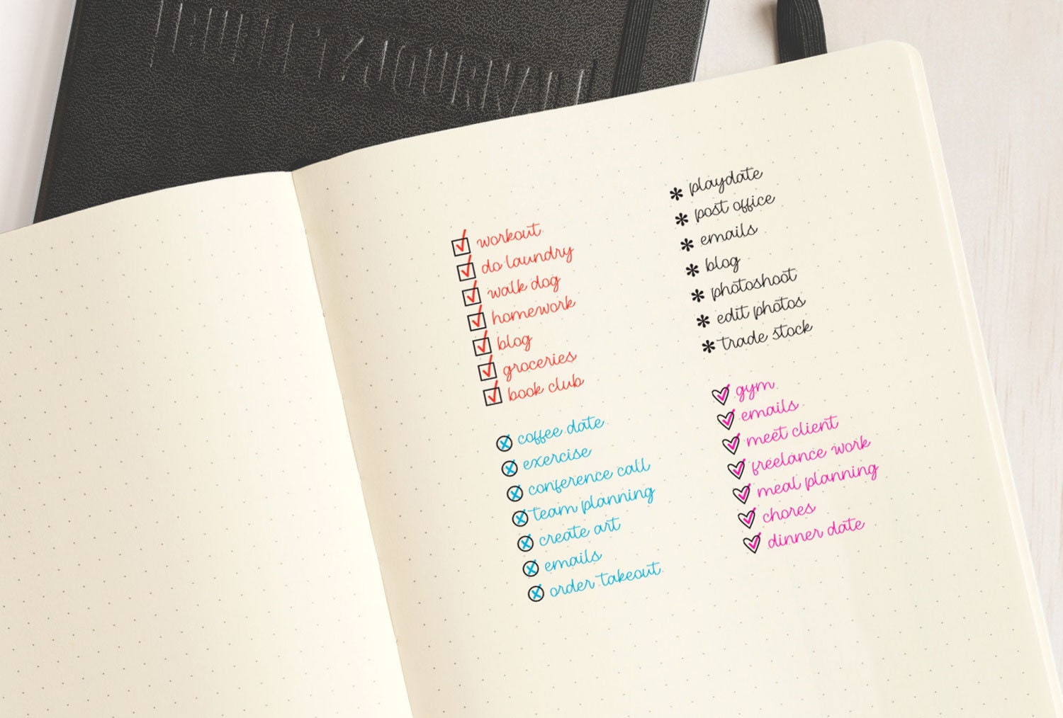 Check Box Stamp, Checklist Planner Stamp, Bullets Stamp, to Do List ...