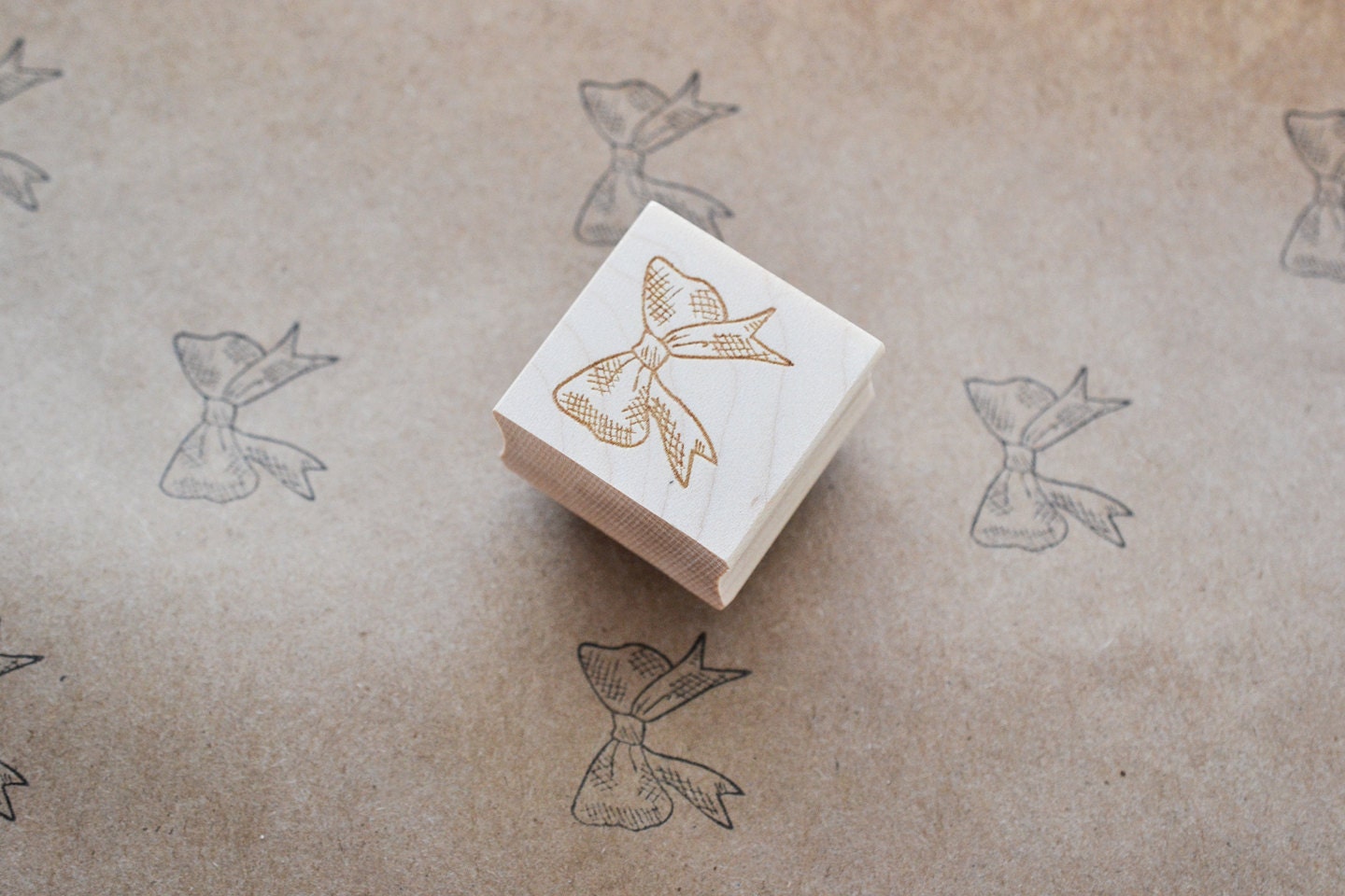 Ribbon Bow Stamp DIY Stamp Cute Kawaii - Etsy