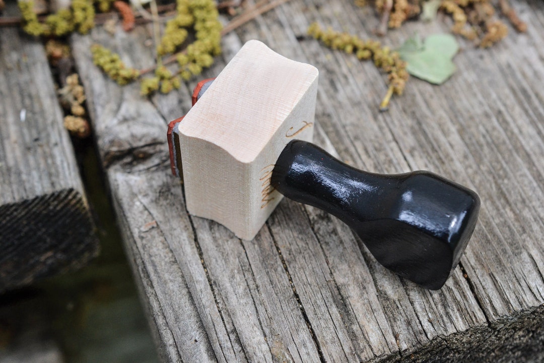Wood Handle for Custom Rubber Stamp - May NOT Be Ordered Without a ...