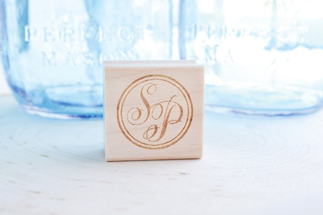 Personalized Monogram Initials Stamp Personalized Stamp Gift for Her ...